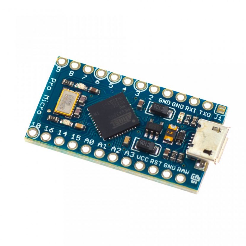 Arduino-Compatible Pro Micro ATMEGA32U4 5V 16MHZ Microcontroller ...