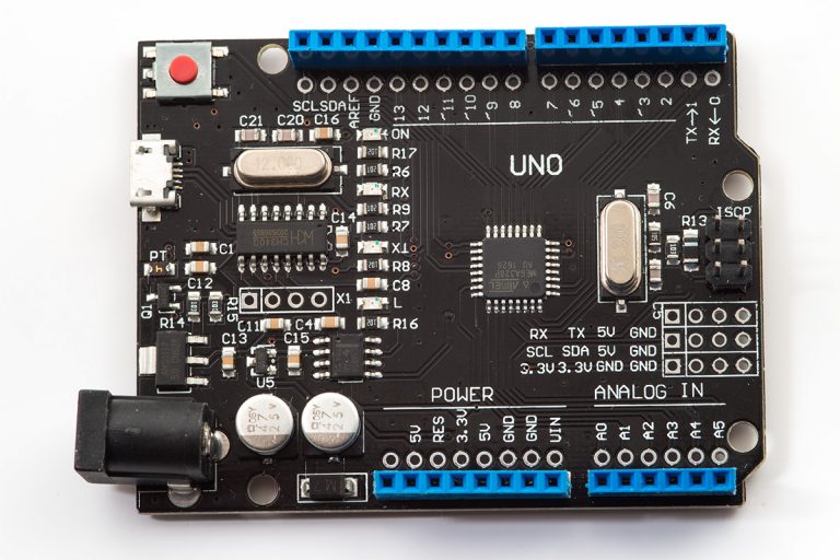 Arduino-Compatible Uno R3 ATMEGA328P Development Board with MicroUSB Connector - Envistia Mall ...