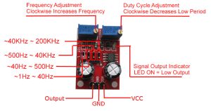 NE555 Duty Cycle Adjustable Pulse Frequency Square Wave Signal ...